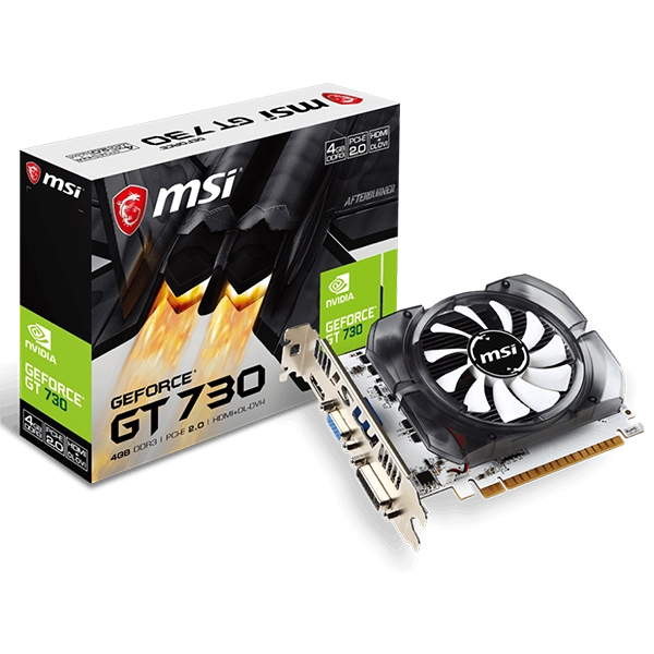 MSI GEFORCE GT730 N730 4GD3V2 GRAPHICS CARD